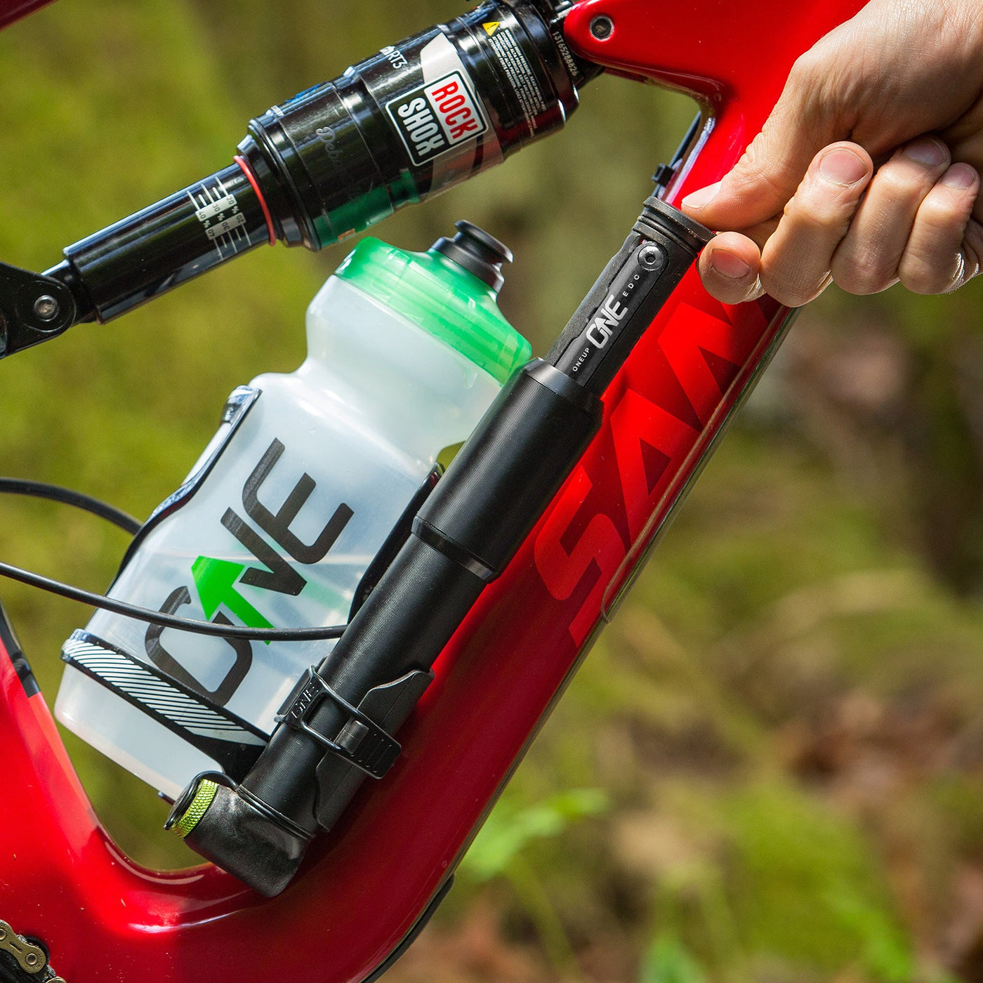 OneUp Components 70cc EDC Pump - MTB Tire Pump with Built-in Tool Storage